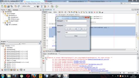 Cara Membuat Calculator Sederhana Dengan Netbean