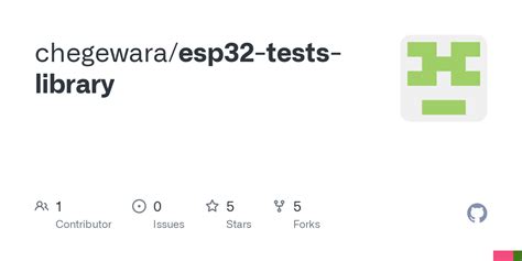 Github Chegewaraesp32 Tests Library