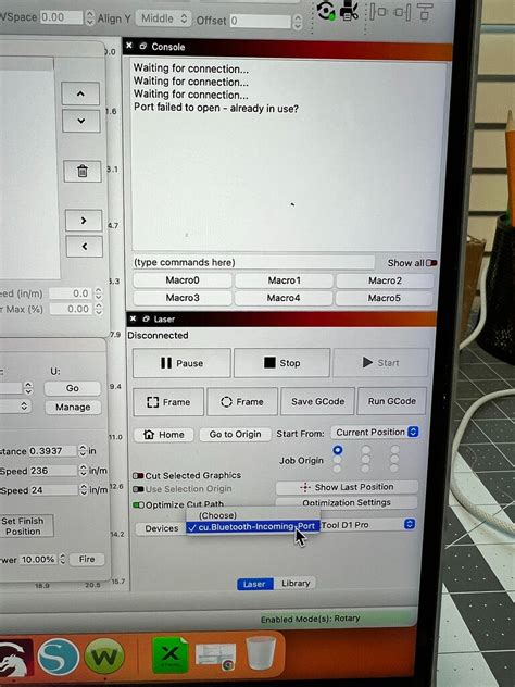 Problem With Connection After Doing The Most Recent Update LightBurn Software Questions