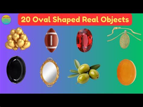 Oblong Shape Objects Geometric Shape Builder Worksheet Oval