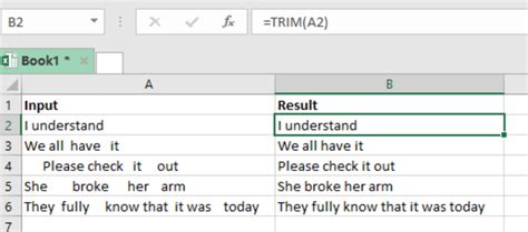 Excel Formula How To Use The Excel Trim Function Excelchat
