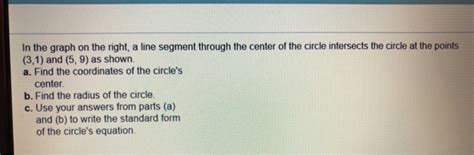 solved in the graph on the right a line segment through the