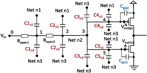 Circuit Model Of Two Opens At Different Locations On A Branch Download Scientific Diagram
