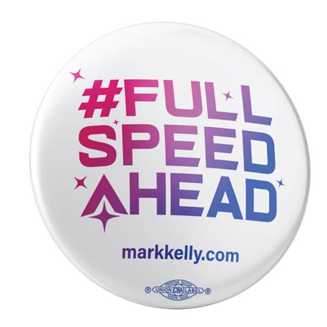Bisexual Pride Fullspeedahead 225 Pin Back Button Pack Of Two Mark Kelly For Senate