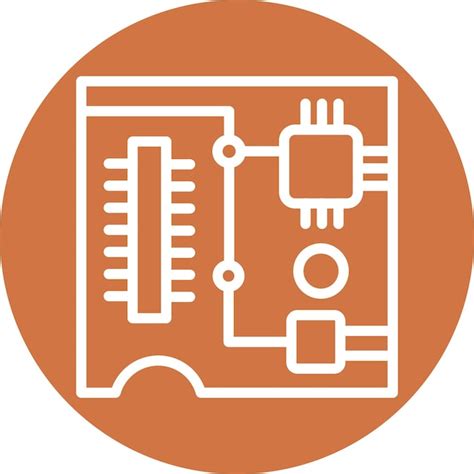 Premium Vector Pcb Board Icon Style