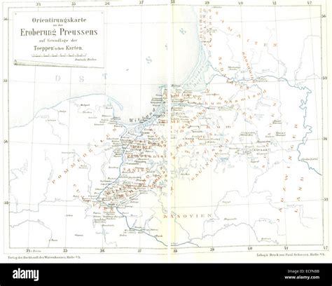 A Map Illustrating The Conquest Of Prussia By The Germans This Historical Orientation Map