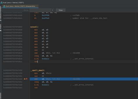 Android Studio Cannot Debug C Code Prompt Dual Java Native Disassembly Stack
