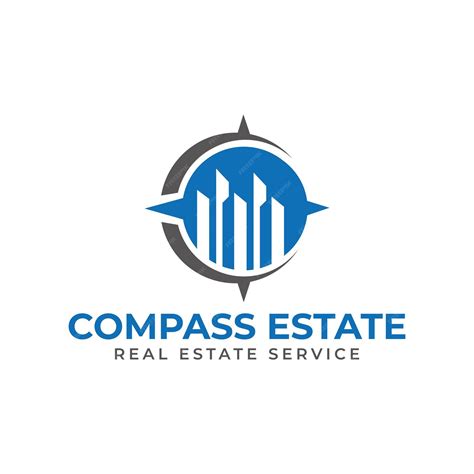 Premium Vector Compass Real Estate Logo Design Template