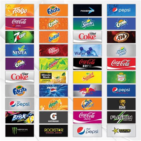 40 Vending Machine Label High Quality Labels Soda Pop Labels Soft