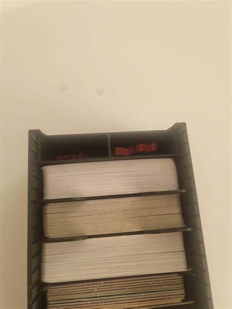 3d Printable Stackable Card Trays For All Cards Sizes Sleeved And Un Sleeved With Dividers