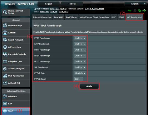 Wireless Router WAN NAT Passthrough Introduction Official Support ASUS Greece