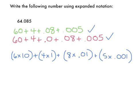Expanded Notation Decimals YouTube Worksheets Library