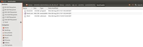 cannot boot from starterware for am335x starter kit processors forum