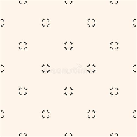 Universal Vector Seamless Pattern With Small Floral Shapes Stock Vector