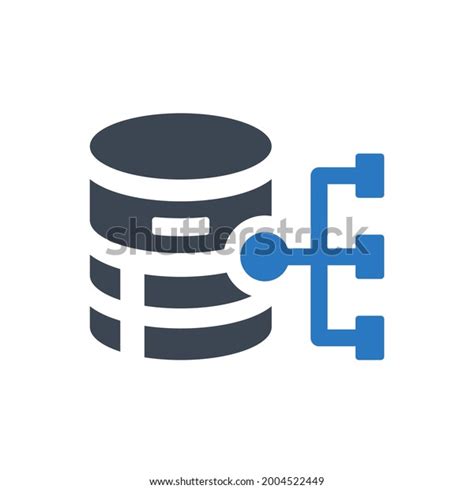 Database Structure Icon Vector Eps File Stock Vector Royalty Free 2004522449 Shutterstock