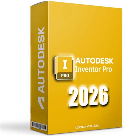 Autodesk Inventor Pro 2026 Licença Vitalícia Para Design 3d
