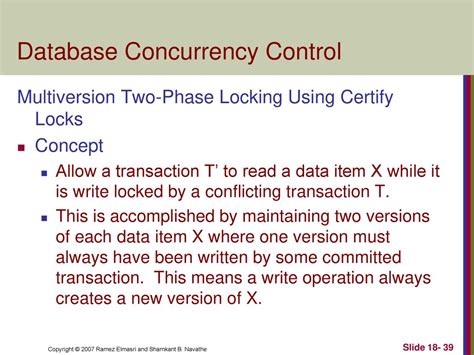 Concurrency Control Techniques - ppt download