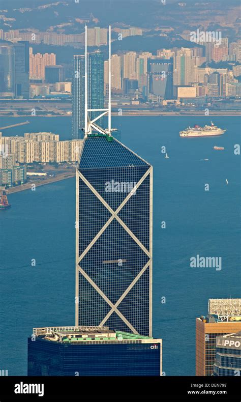 Bank China Tower Hong Kong Hong Kong Bank China Tower Hi Res Stock