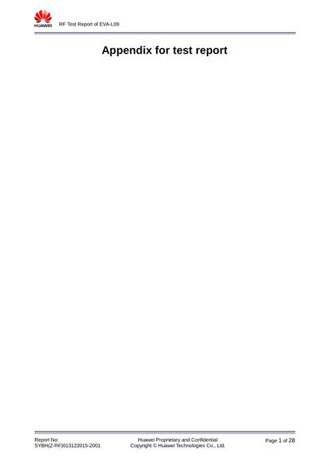 Pdf Appendix For Test Report Method The Following Formula Should Be