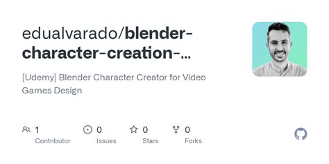 Github Edualvaradoblender Character Creation Course Udemy Blender