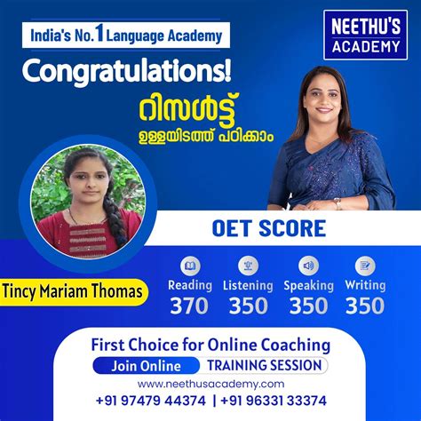Neethus Academy On Linkedin Firstchoiceforoet No1languageacademy Neethusacademy Neethus