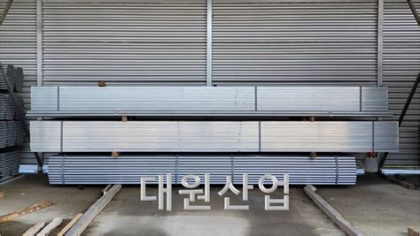 단관비계파이프 강관파이프 각파이프 사각비계파이프 용도 및 규격 대원산업