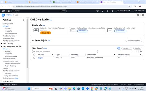 Aws Working With Lambda Glue S3redshift