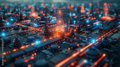 Monitoring Renewable Energy Grids Visualized In A Sleek High Tech Style Showcasing The Fusion