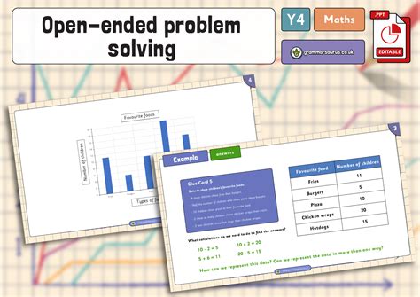 Year 4 Statistics Open Ended Problem Solving Grammarsaurus