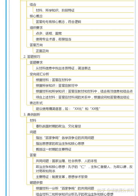 七年级上册历史材料解析题答题方法和7种常见题型 知乎
