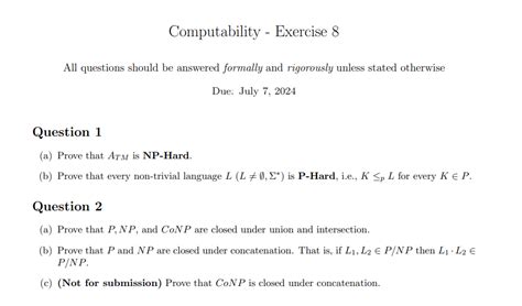 Solved Question 3the Feasibility Problem Of Integer Linear