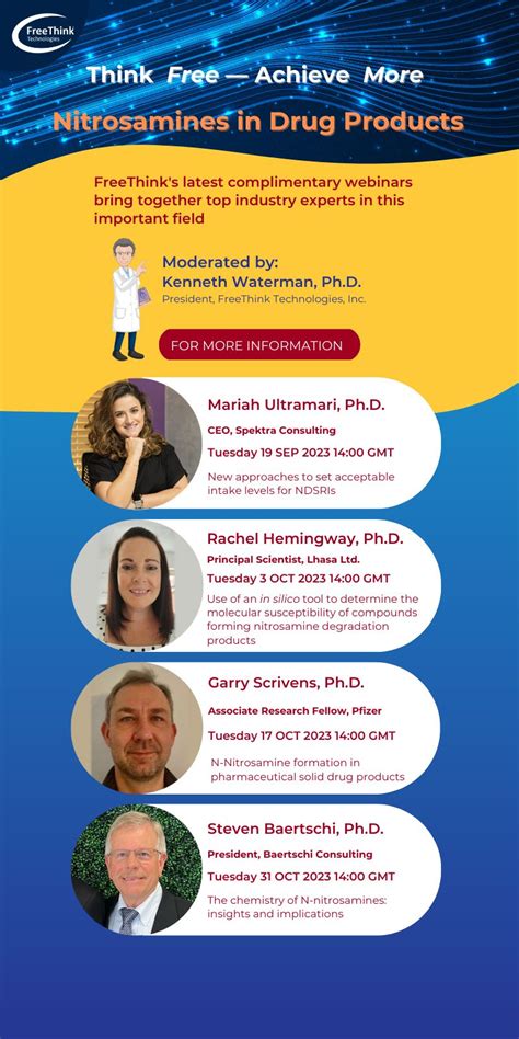 Freethink Technologies Inc On Linkedin Nitrosamines Webinar Series Freethinks Latest