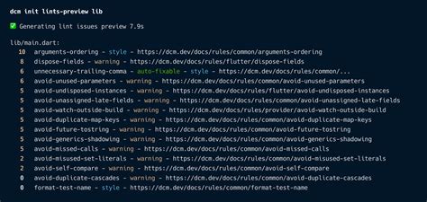 Integrating Dcm Into An Existing Project Dcm Code Quality Tool For Flutter Developers