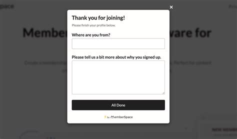 how to create custom signup fields memberspace help docs