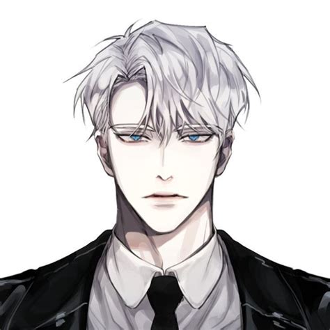 Anime Guys Shirtless Handsome Anime Guys Cute Anime Guys White Hair