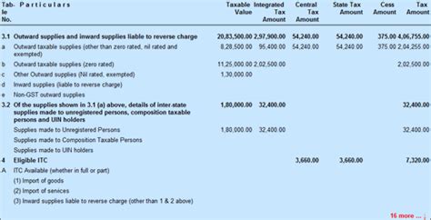 Generating Form GSTR B