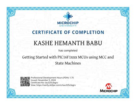 Connections Embeddedsystems Microcontrollers Microchipuniversity Skillbuilding Hemanth Babu