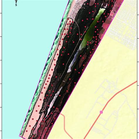 Location Of The Habitat Types Black Line Limits Based On The Download Scientific Diagram