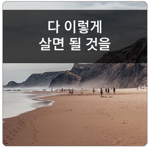 캘리그라피 세일군 다 이렇게 살면 될 것을 그리 모질게 살지 않아도 되는 것을 바람의