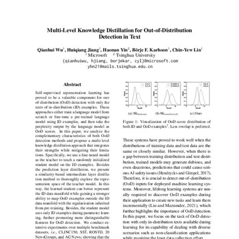 Multi Level Knowledge Distillation For Out Of Distribution Detection In