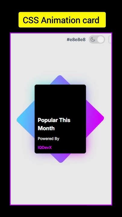 stylish css animation card html css coding animatedcard