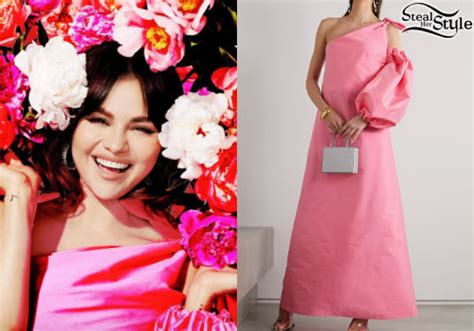 Selena Gomez Pink Dress Photoshoot