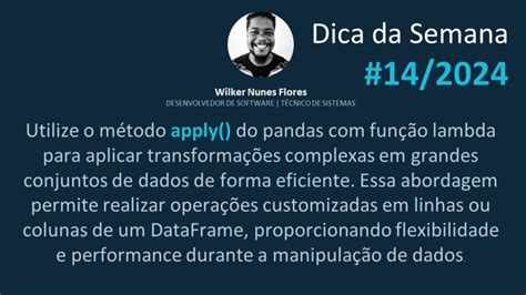Wilker Nunes Flores On Linkedin Coding Python Pandas
