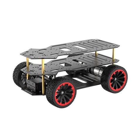 Ackermann Chassis Encoder Motor Robot Car Kit Full