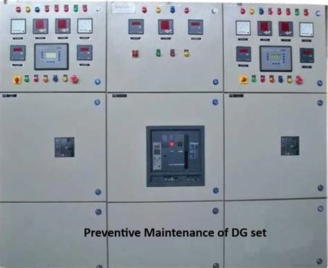 preventive maintenance check list of dg sets synchronization system