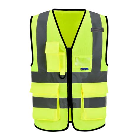 A Safety Hi Reflective Safety Vesthi Vis Bright Neon
