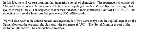 Solved In This Lab We Will Write A Program That Transmits A