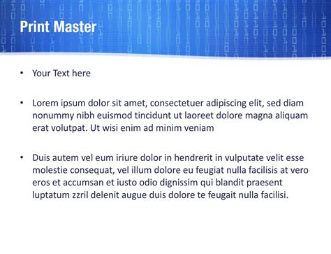 Blue Code Powerpoint Templates Blue Code Powerpoint Backgrounds