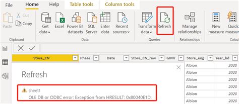 Solved Why Fail To Refresh Data But Success In Power Quer