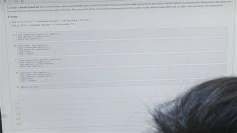 Solved X Consider A Doubly Linked List With Several Nodes Chegg